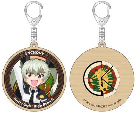Girls und Panzer das Finale Wood Keychain Anchovy Ver. | HLJ.com