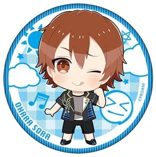Tsukipro the Animation Tehepero Puni Puni Can Badge Sora Ohara | HLJ.com