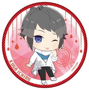 Tsukipro the Animation Tehepero Puni Puni Can Badge Ichiryu Kuga | HLJ.com