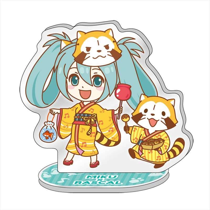 Hatsune Miku x Raccoon 2020 Summer: Acrylic Stand Collection 1Box (6pcs ...