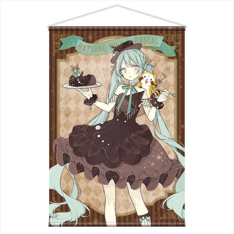 Hatsune Miku x Rascal The Raccoon: 2020 Winter B2 Tapestry | HLJ.com