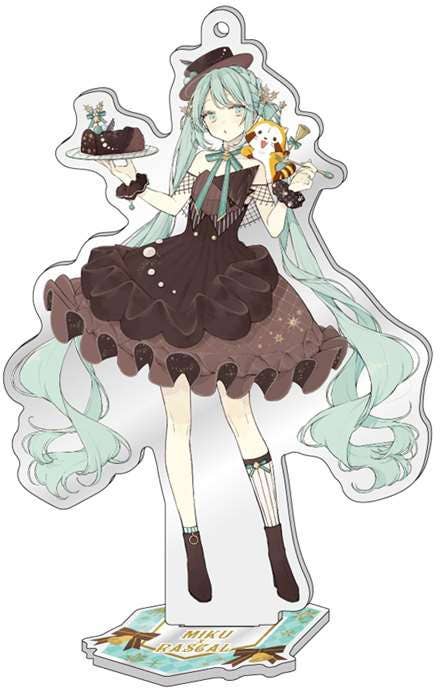 Hatsune Miku x Rascal The Raccoon: 2020 Winter Acrylic Keychain With ...