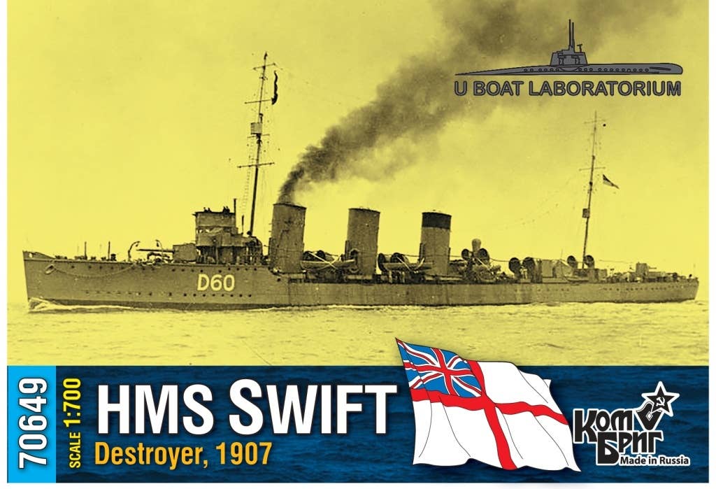 British Destroyer HMS Swift with E Parts 1907 | HLJ.com