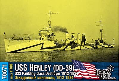 U.S. Paulding-Class Destroyer DD-39 Henley 1912-1934 | HLJ.com