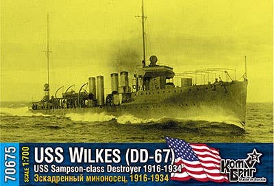 US Sampson-Class Destroyer DD-67 Wilkes 1916-1934 | HLJ.com