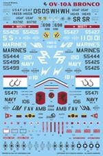 US Navy / Marine Corps OV-10A Bronco Decal | HLJ.com