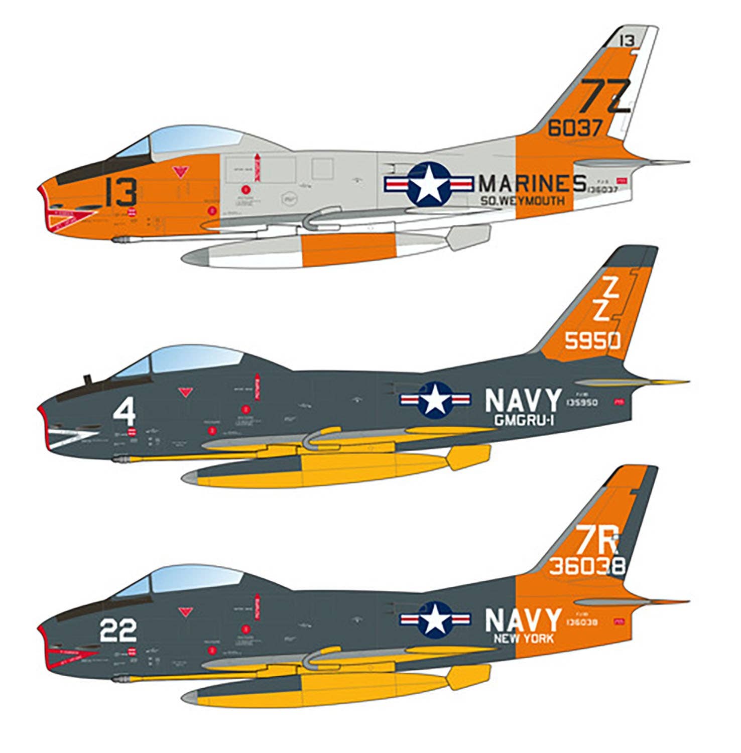 US Navy FJ-3 Fury Part 2 Decal | HLJ.com