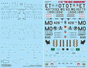 US Air Force F-15 The Next Generation Decal | HLJ.com