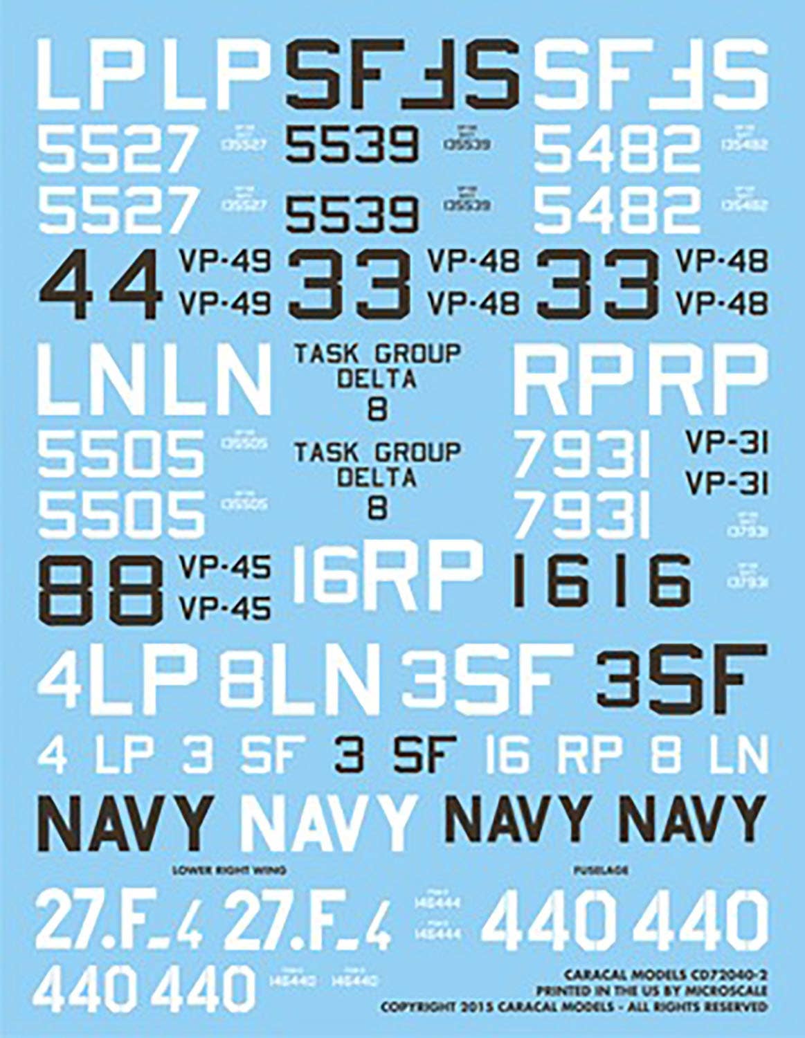 US Navy P5M-2 (SP-5B) Marlin Decal | HLJ.com