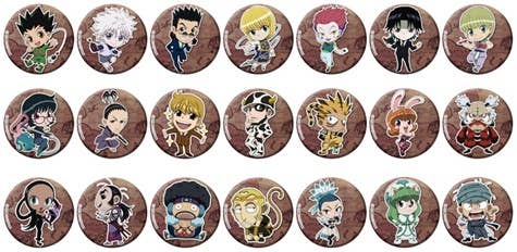 Hunter x Hunter: Fortune Can Badge Mini Character Ver. 1Box 21pcs | HLJ.com