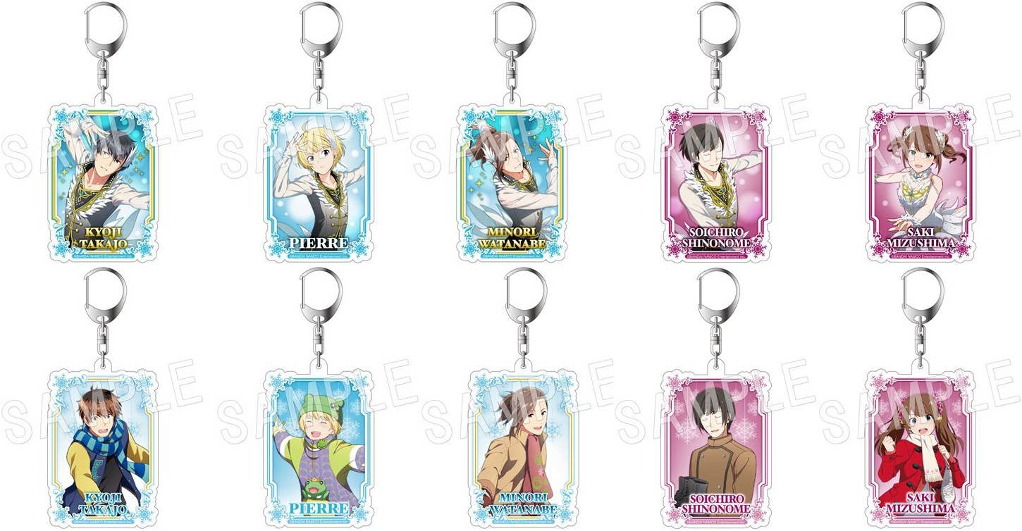 The Idolmaster SideM Trading Acrylic Keychain Ginban wo Mau Swan Ver ...