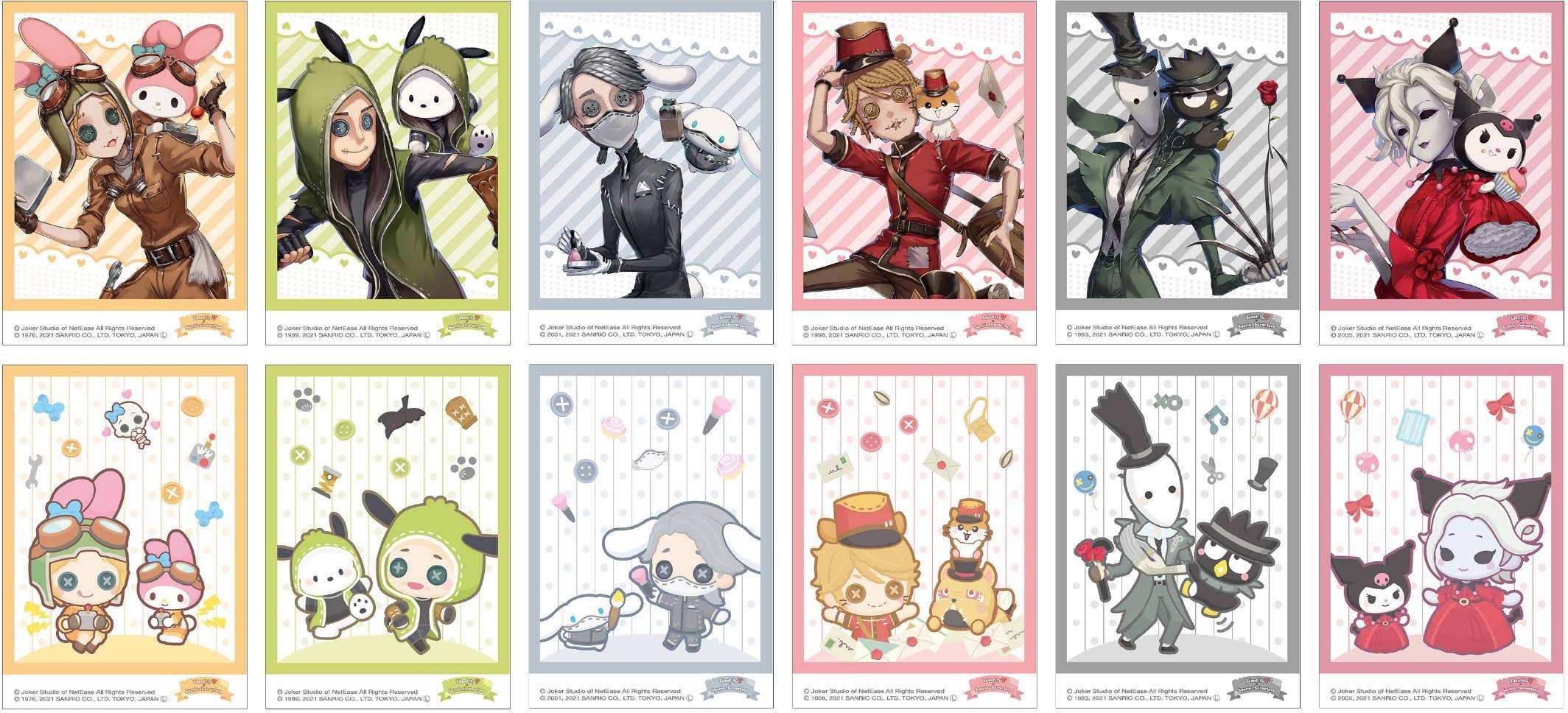 Identity V X Sanrio Characters: Mini Bromide Collection 1Box (6pcs ...