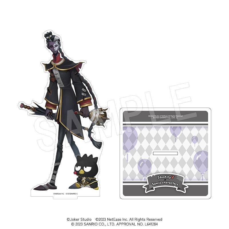 IdentityV x Sanrio characters: Acrylic Stand Fan Wujiu & Bad Badtz-Maru ...