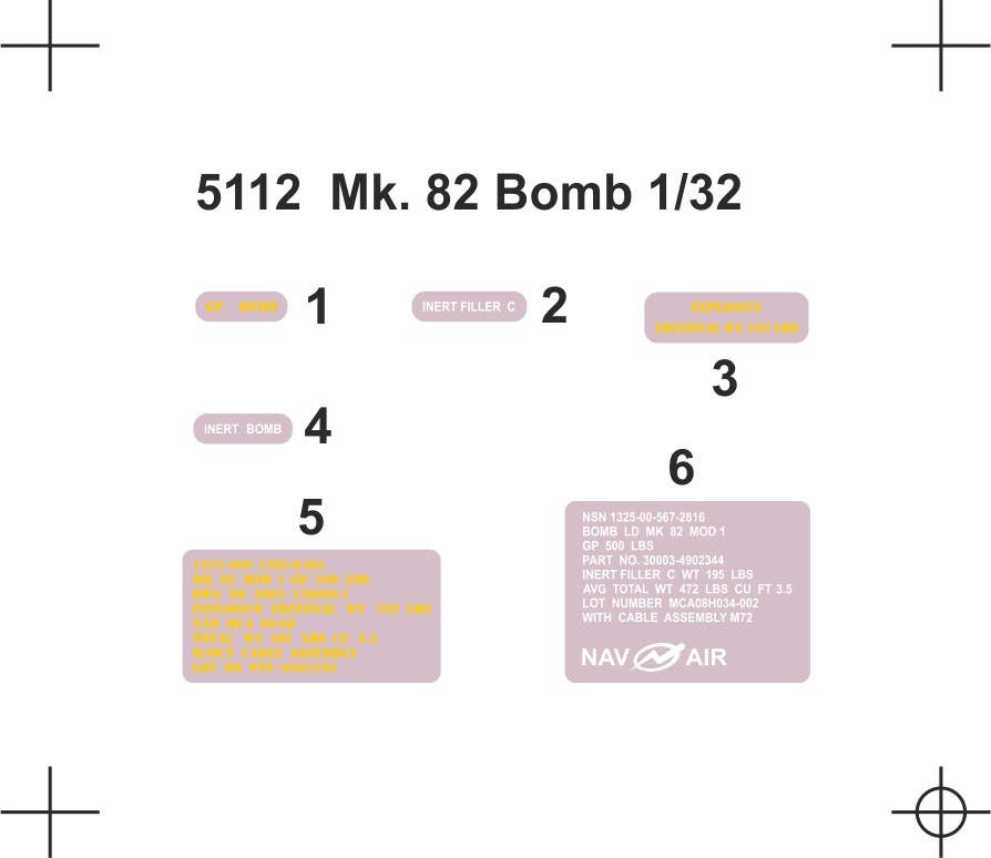 Mk. 82 Bomb (2 pcs) | HLJ.com