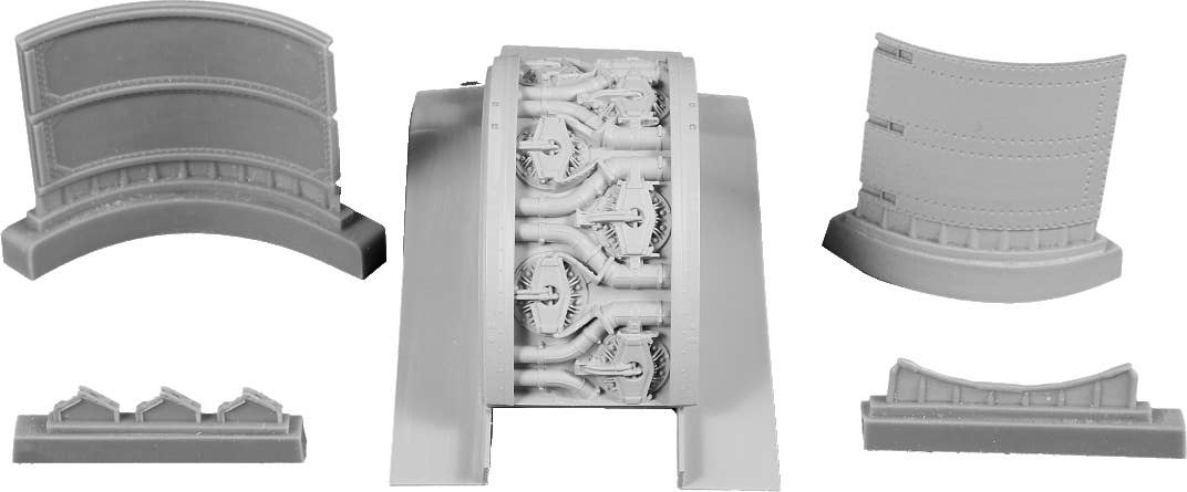 Tempest Mk. II Bristol Centaurus Engine (Port Side Profile) (for ...