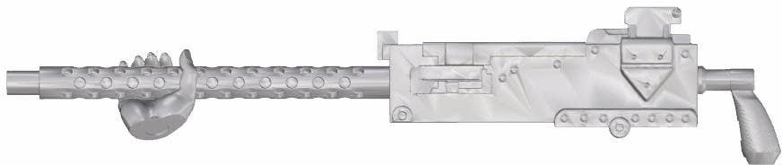 US WW2 Soldier (101 Airborne) Running with M2 Machine Gun Over His ...