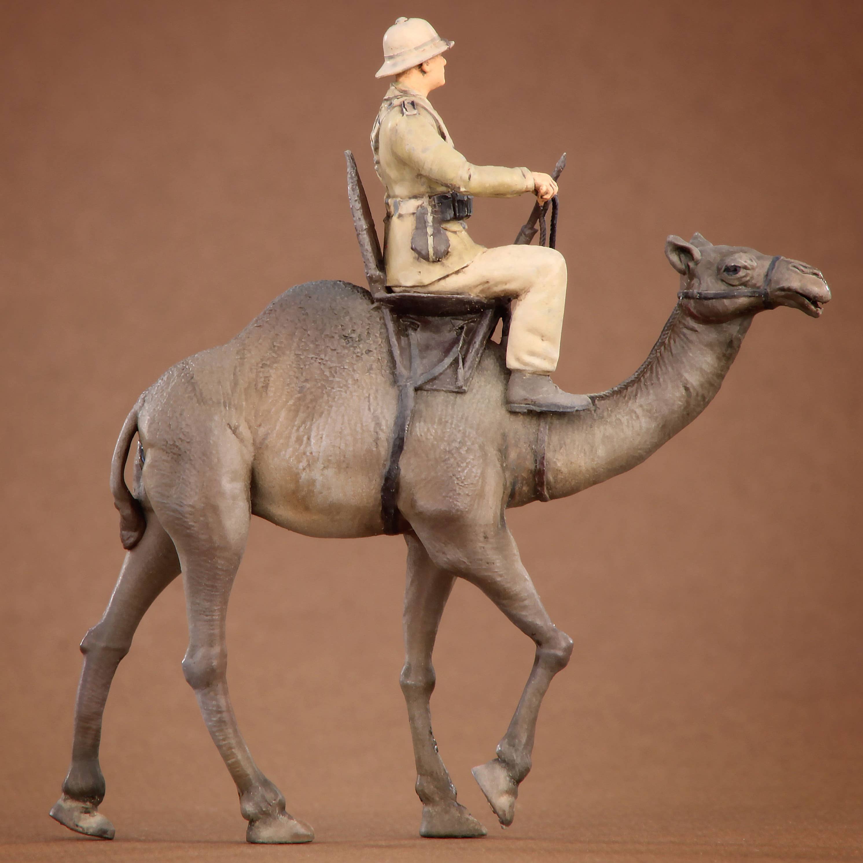 Afrikakorps Soldier Riding Camel / 3D Printed | HLJ.com