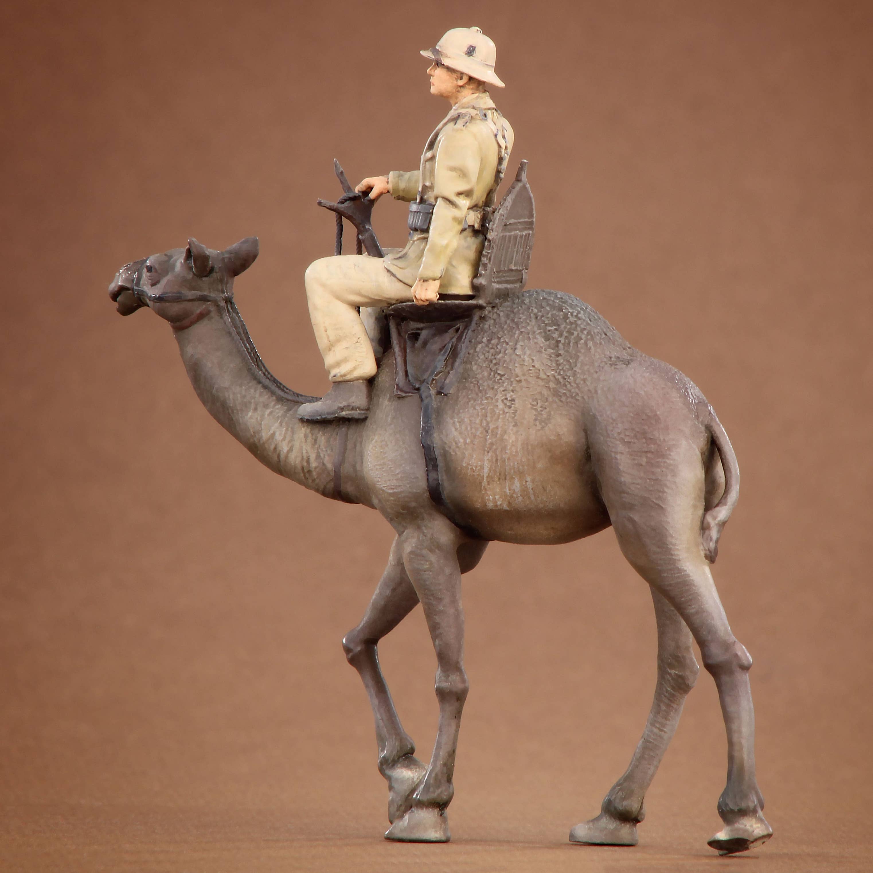 Afrikakorps Soldier Riding Camel / 3D Printed | HLJ.com