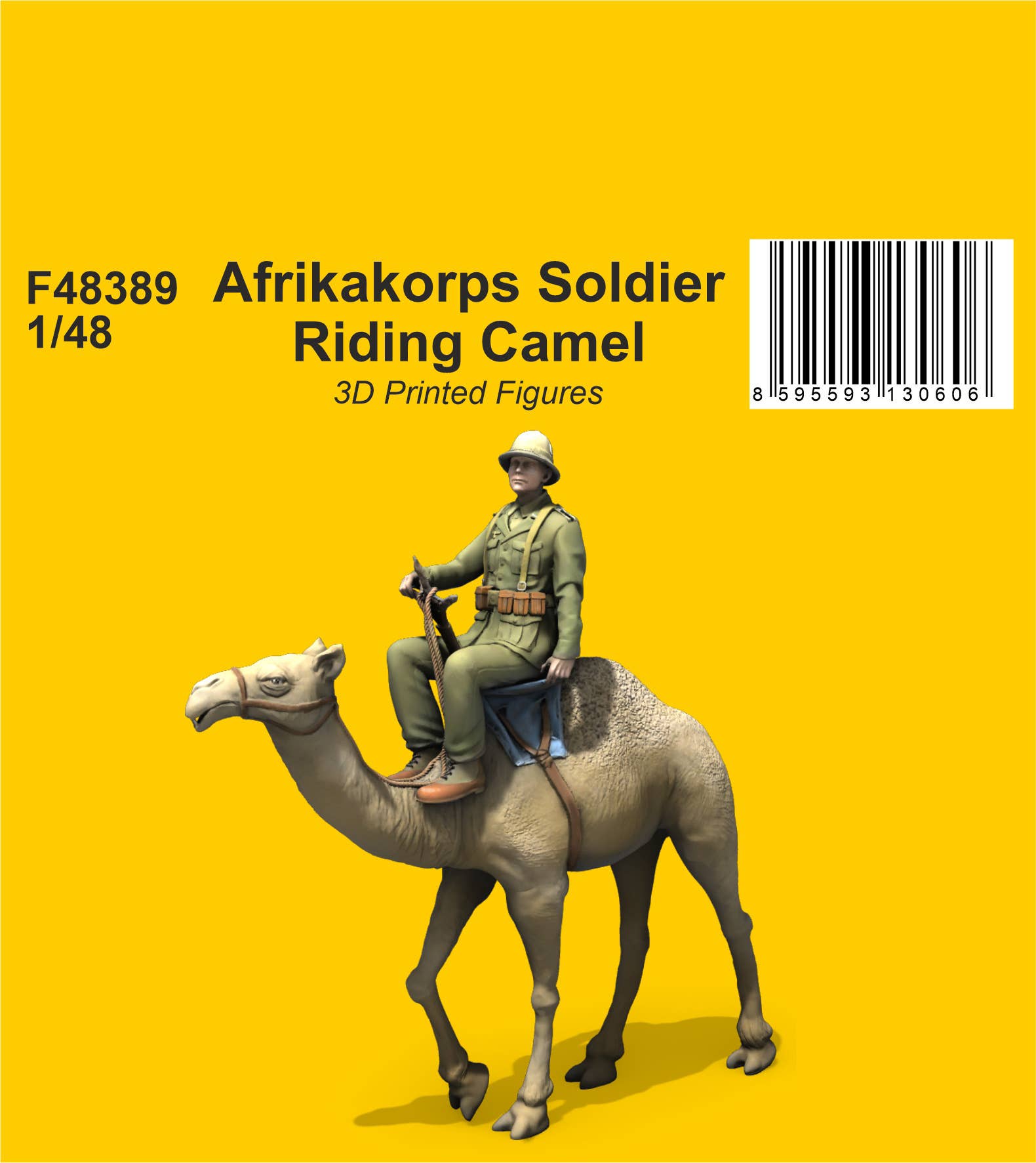 Afrikakorps Soldier Riding Camel / 3D Printed | HLJ.com