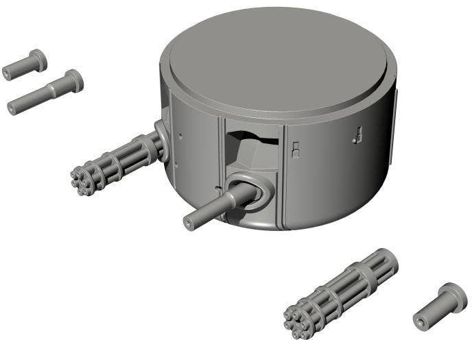 AH-1G Emerson Electric M28 (Dual Weapon) Turret (for Special Hobby ...