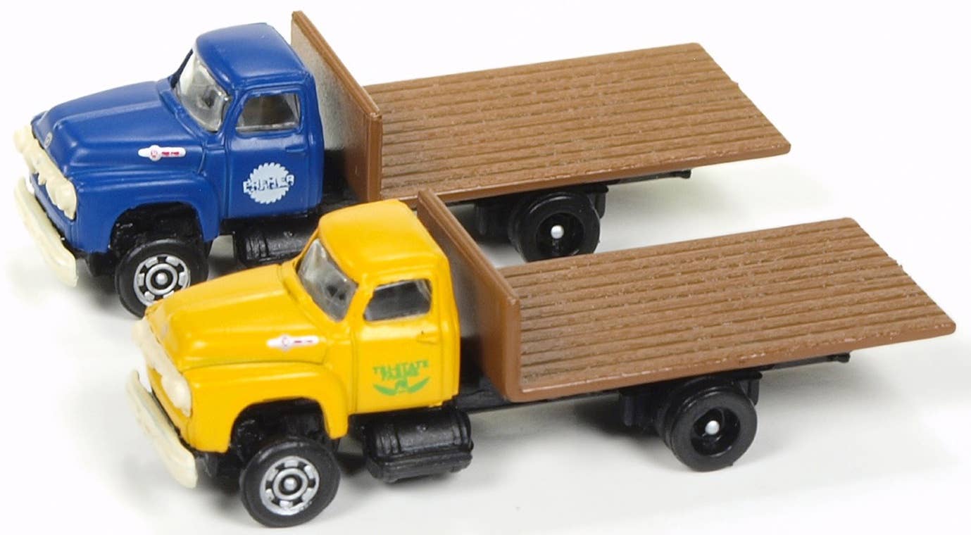 (N Scale) 1954 Ford Flatbed Truck Premier & Tri-State (2pcs) | HLJ.com