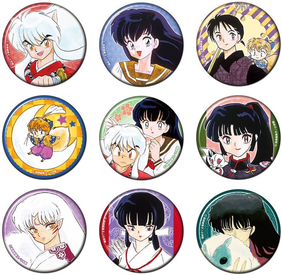 Inuyasha: Trading Can Badges: 1 Box (9pcs) | HLJ.com