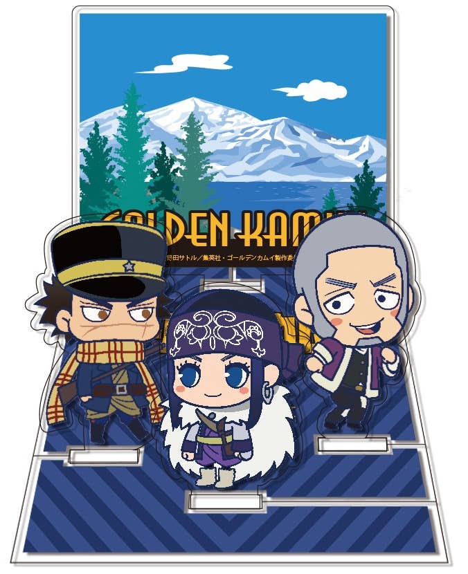 Golden Kamuy Acrylic Diorama Stand 01 Sugimoto, Asirpa, Shiraishi | HLJ.com