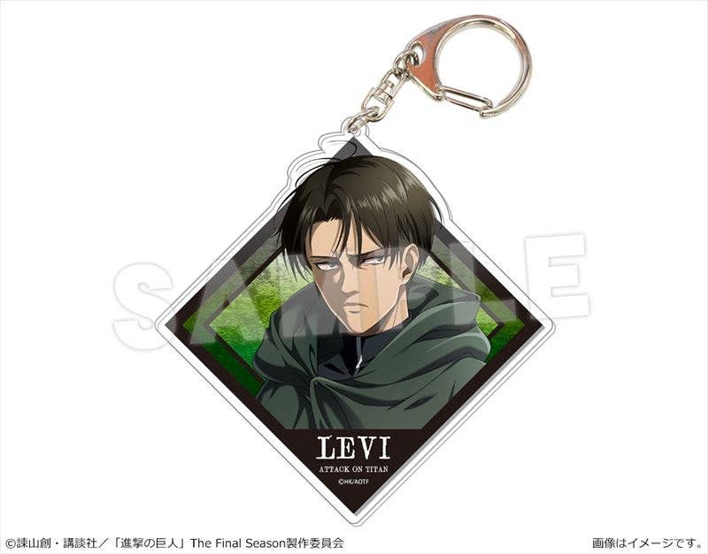 Attack on Titan The Final Season: Deka Acrylic Key Chain 02 Levi | HLJ.com