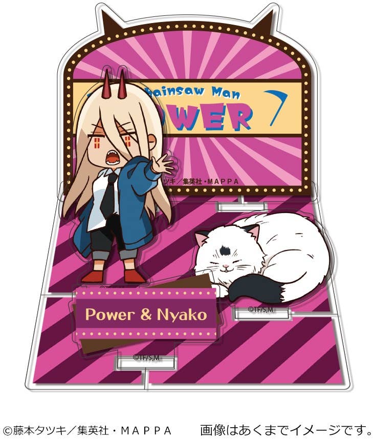 Chainsaw Man: Acrylic Diorama Stand 04 Power & Meowy | HLJ.com