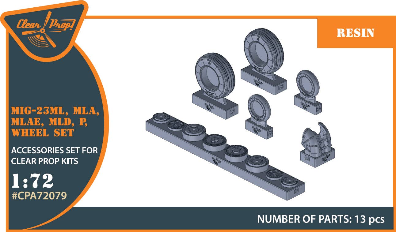 MiG-23ML, MLD, P, MLAE Wheel set | HLJ.com