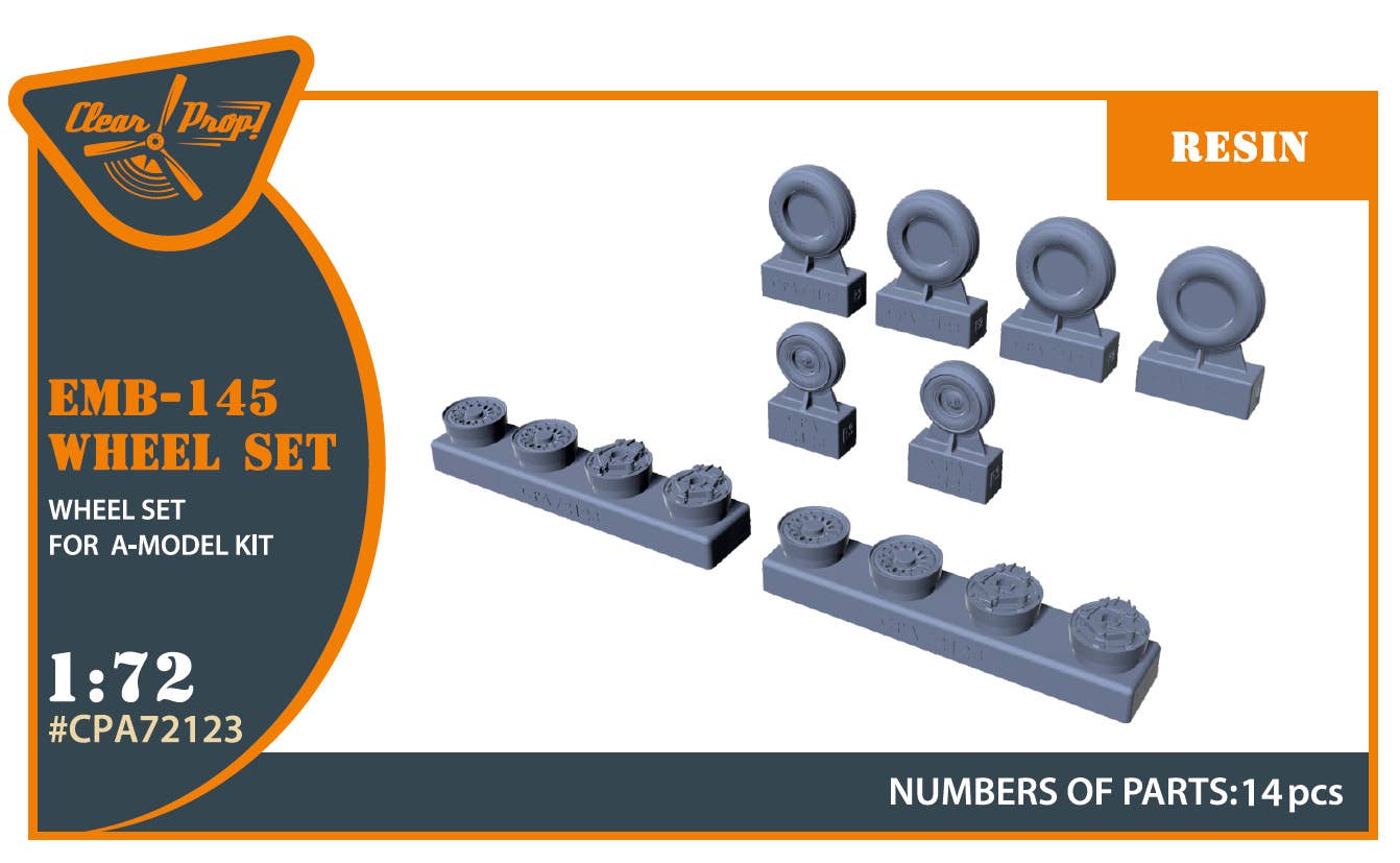 EMB-145 wheel set for A-model kits | HLJ.com