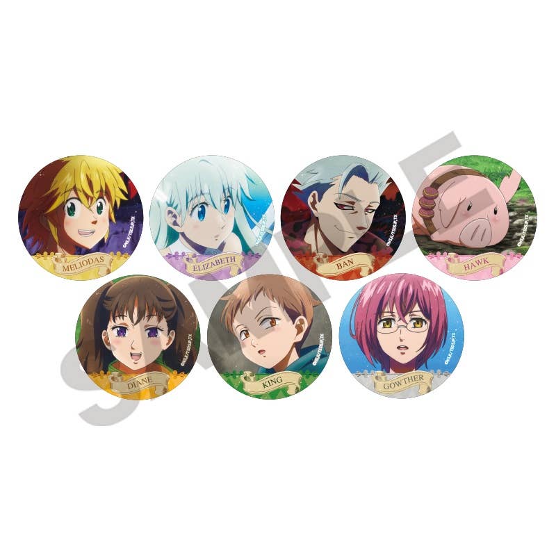 The Seven Deadly Sins: Trading Pin Badges 1Box 7pcs | HLJ.com