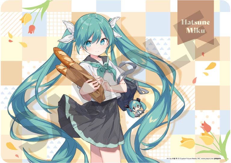 Hatsune Miku: Rubber Mat Hannari Kyoto, The City Of Bread | HLJ.com