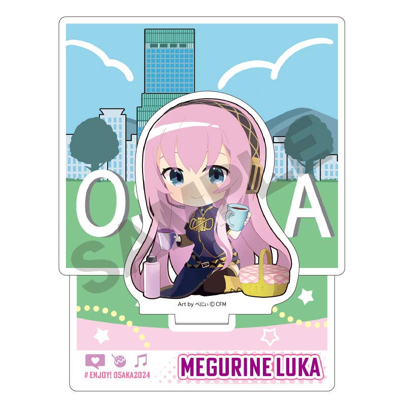 Hatsune Miku: Diorama Acrylic Stand Megurine Luka Enjoy Osaka 2024 ...