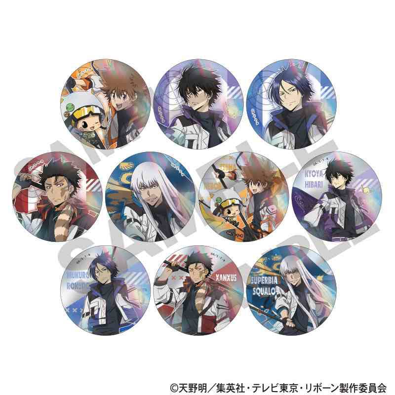 Katekyo Hitman Reborn!: Trading Metal Can Badge Flag 1Box 10Pcs | HLJ.com