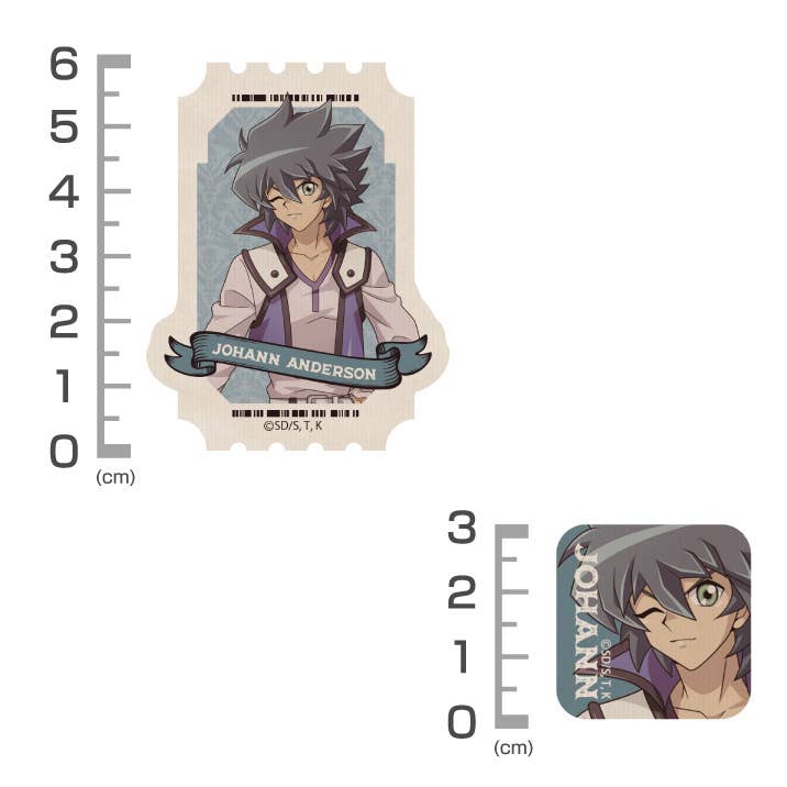 Yu-Gi-Oh! Duel Monsters GX: Original Johan Andersen Mini Sticker Set ...