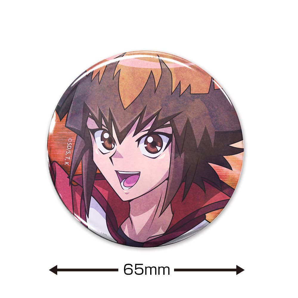 Yu-Gi-Oh! Duel Monsters GX: Original Illustration Judai Yugi 65mm Can ...