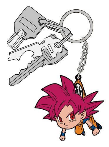 Dragon Ball Super Pinched Keyholder Goku (Super Saiyan God Ver.) | HLJ.com