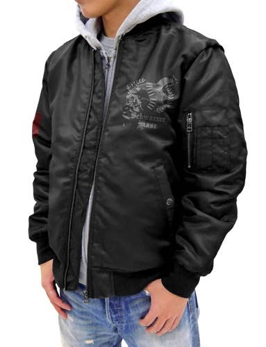Infinite Stratos: Schwarzer Hase MA-1 Jacket Black-L | HLJ.com