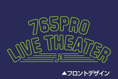 The Idolmaster Million Live! 765PRO Live Theater Dry T-shirt Navy S ...