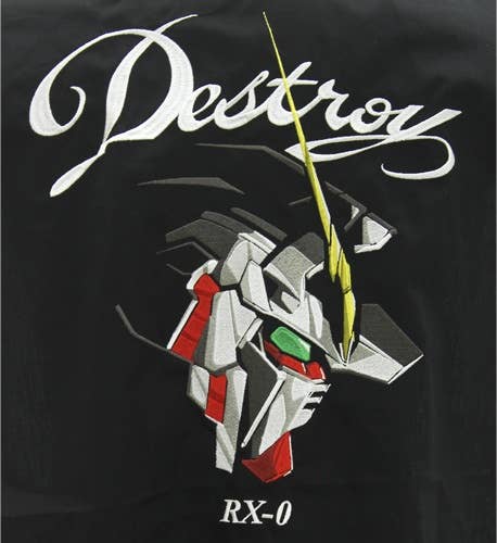 Mobile Suit Gundam Unicorn: Unicorn Gundam Embroidery Work Shirt ...