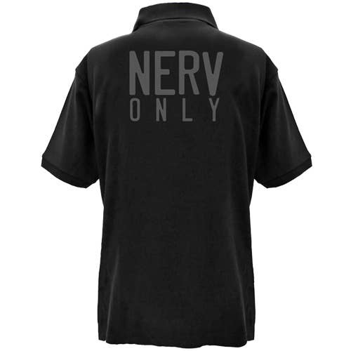 Neon Genesis Evangelion: NERV Polo Shirt / Black - L | HLJ.com