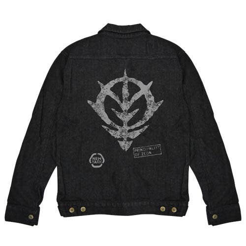 Mobile Suit Gundam: Zeon Earth Attack Force Jean Jacket: Black - L ...