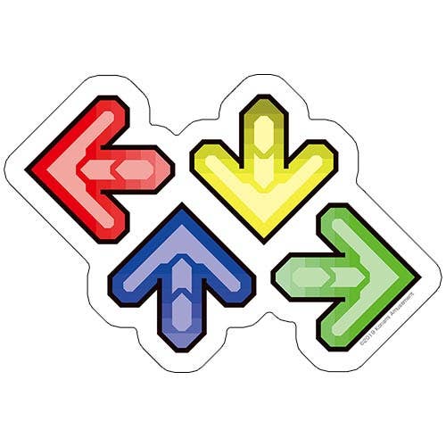Dance Dance Revolution: Arrows Waterproof Sticker | HLJ.com