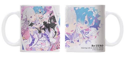 Re:ZERO: Emilia & Rem Full Color Mug | HLJ.com