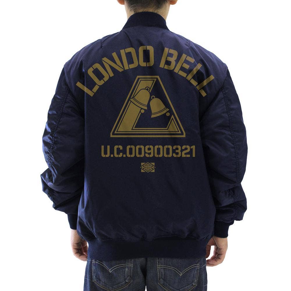 Mobile Suit Gundam Unicorn: Londo Bell MA-1 Jacket Navy L | HLJ.com