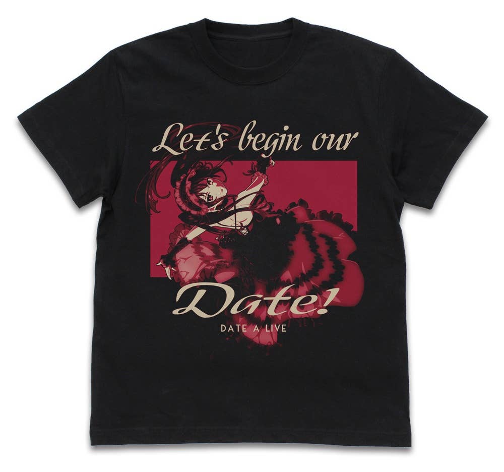Date A Live IV Come On-Let's Begin Our Date1 T-shirt BLACK L | HLJ.com