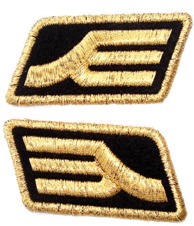 Mobile Suit Gundam: Zeon Military Rank Insignia Patch / Black | HLJ.com