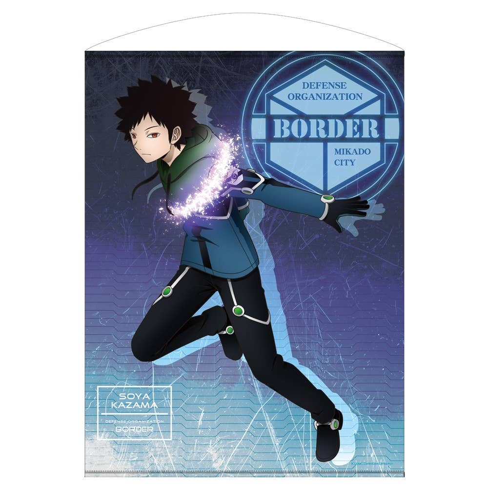 World Trigger: Drawn By Soya Kazama 100cm Tapestry Trigger Start (On ...
