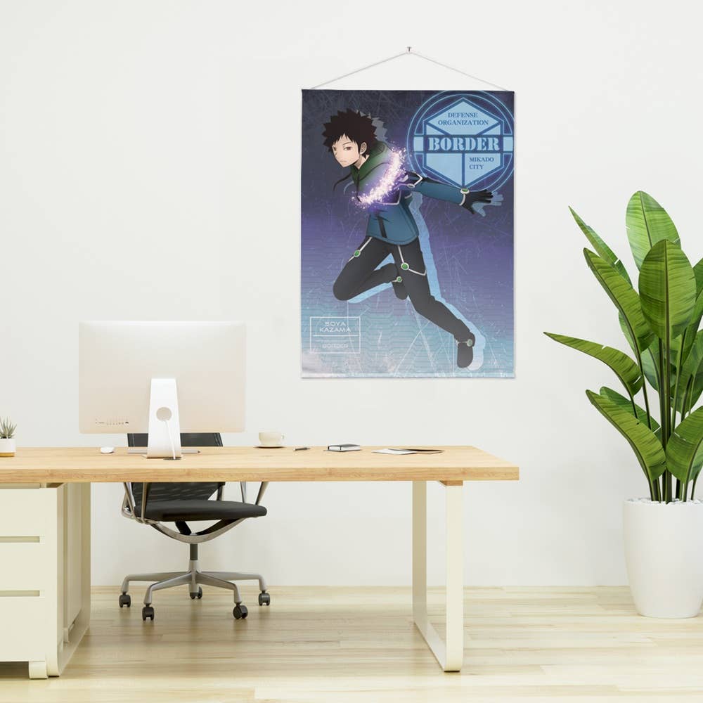 World Trigger: Drawn By Soya Kazama 100cm Tapestry Trigger Start (On ...